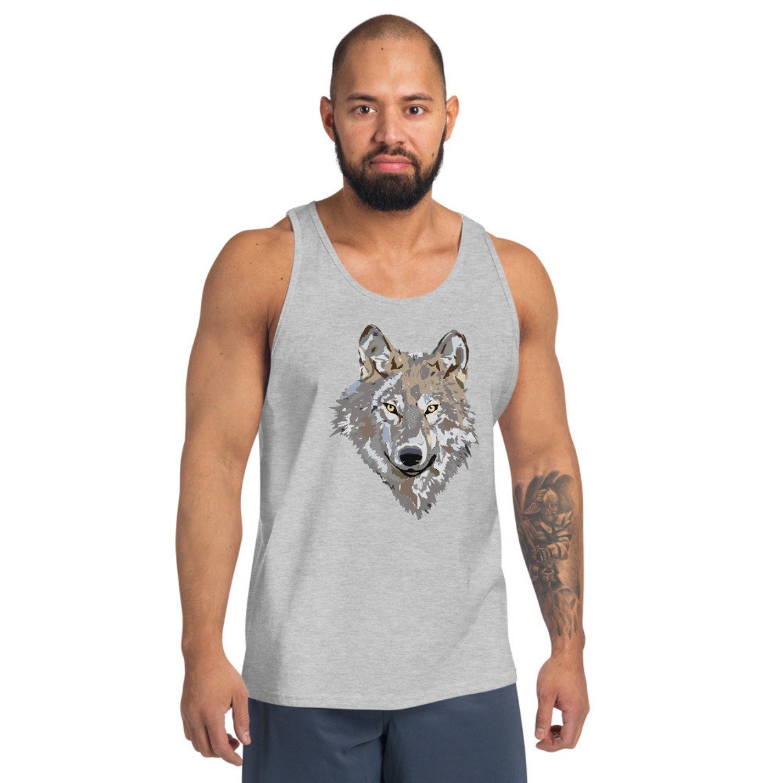 Wolf Tank Top Wolf Shirt Wildlife Tank Top Wildlife Shirt - Etsy