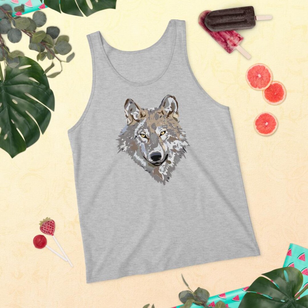 Wolf Tank Top, Wolf Shirt, Wildlife Tank Top, Wildlife Shirt, Unisex ...