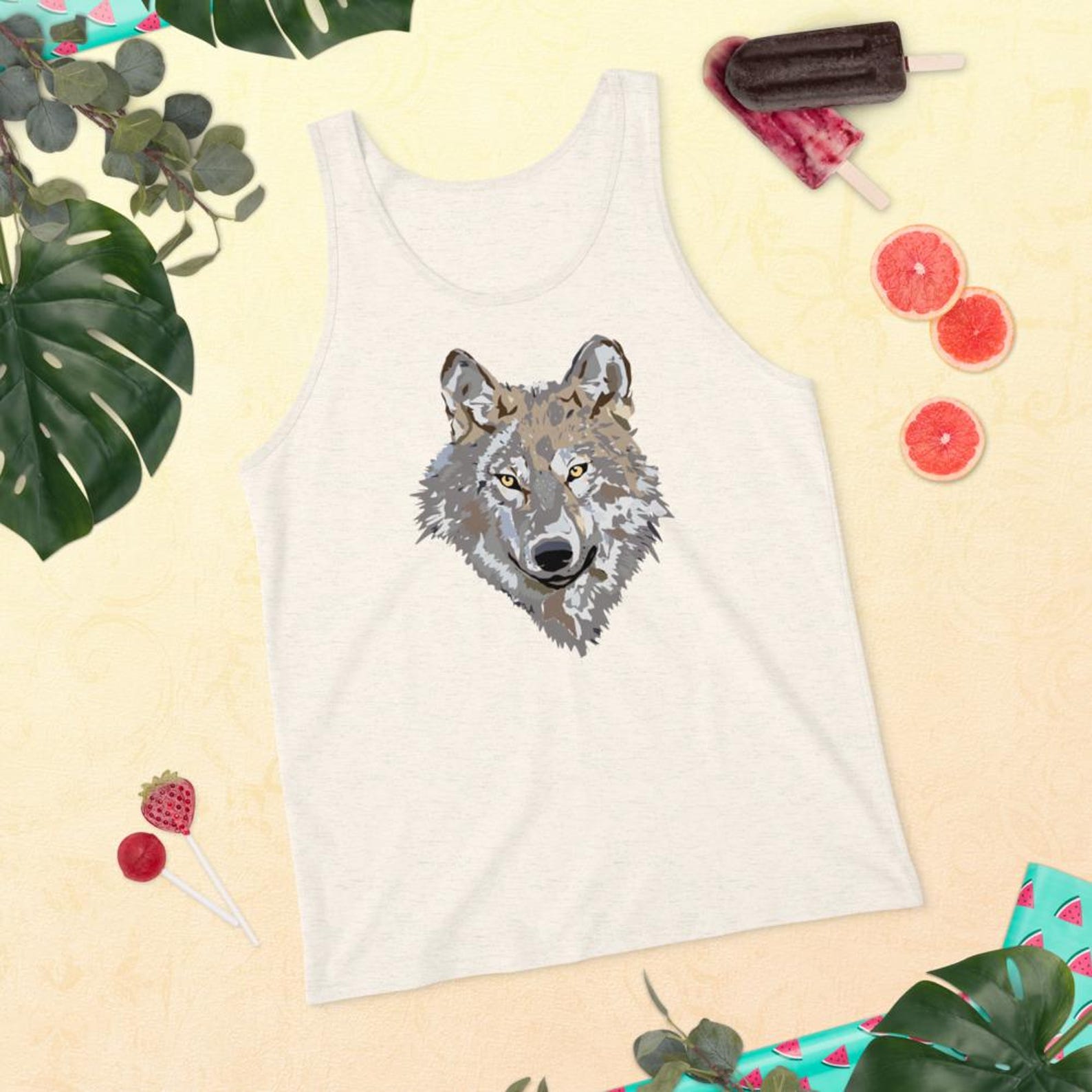 Wolf Tank Top, Wolf Shirt, Wildlife Tank Top, Wildlife Shirt, Unisex ...