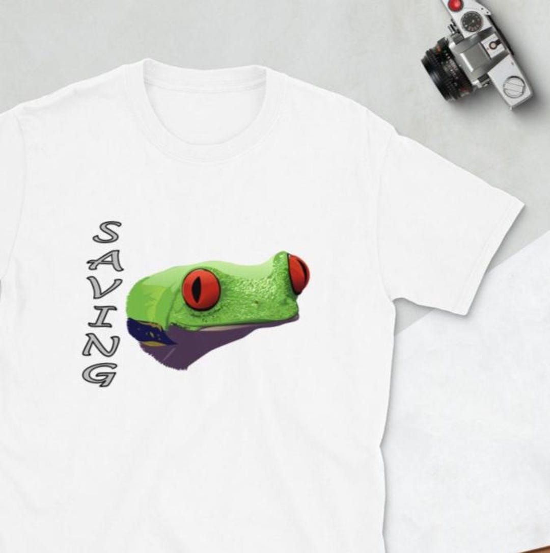 Cute Frog T-shirt, Treefrog Tshirt, Frog Lover Gift, Wildlife ...