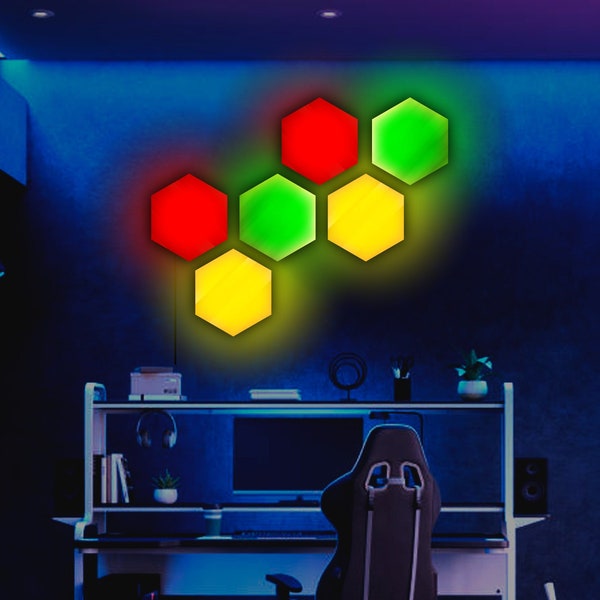 Hexagon Wall Panel - Etsy