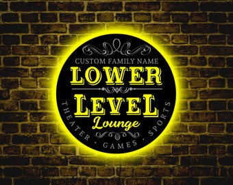 Basement Led Sign - Etsy