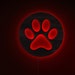 Paw Neon Sign Paw Led Sign Paw Neon Light Paw Wall Sign | Etsy