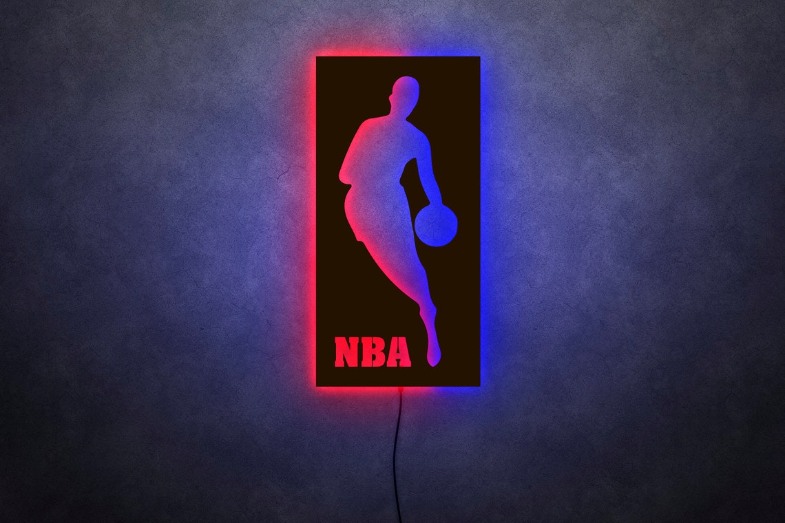 Basketbal neon teken NBA led teken Basketbal led licht | Etsy