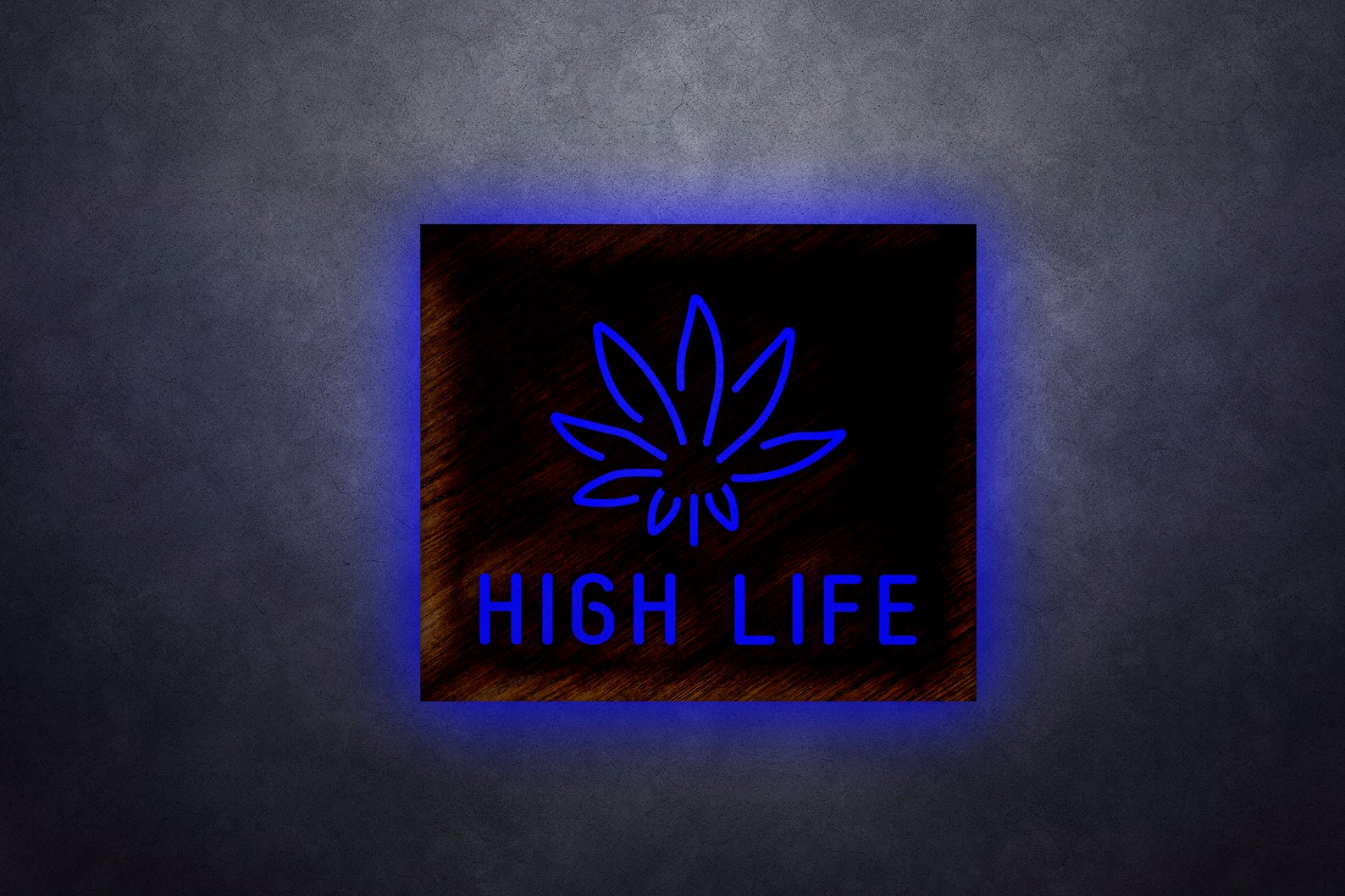 High Life Led Sign High Life Neon Sign Marijuana Led Sign - Etsy