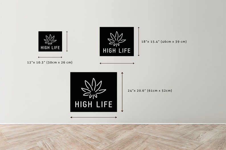 High life led sign High life neon sign Marijuana led sign | Etsy
