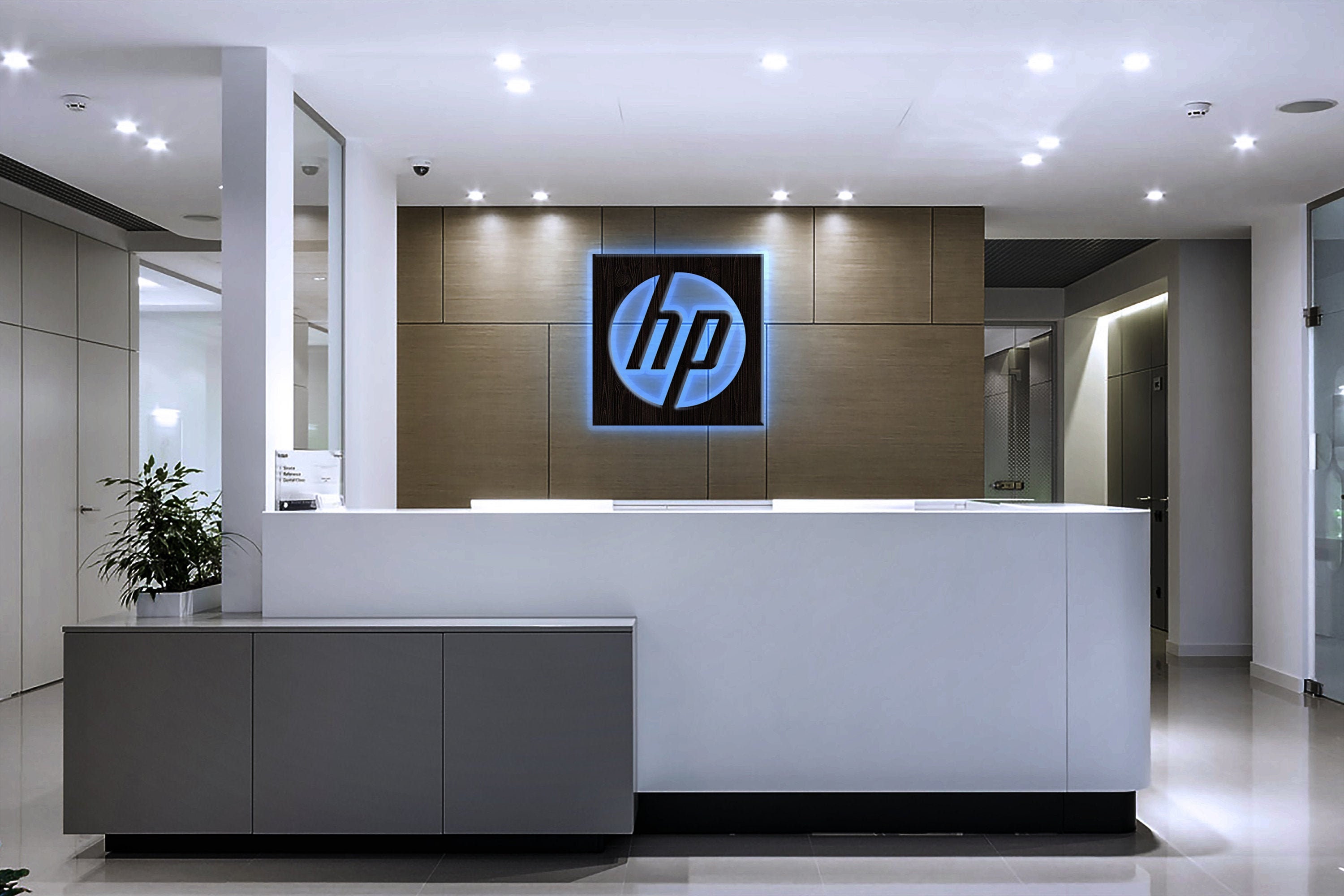 Laser Cut LED Logo Sign Laser Cut LED Backlit Logo Custom | Etsy