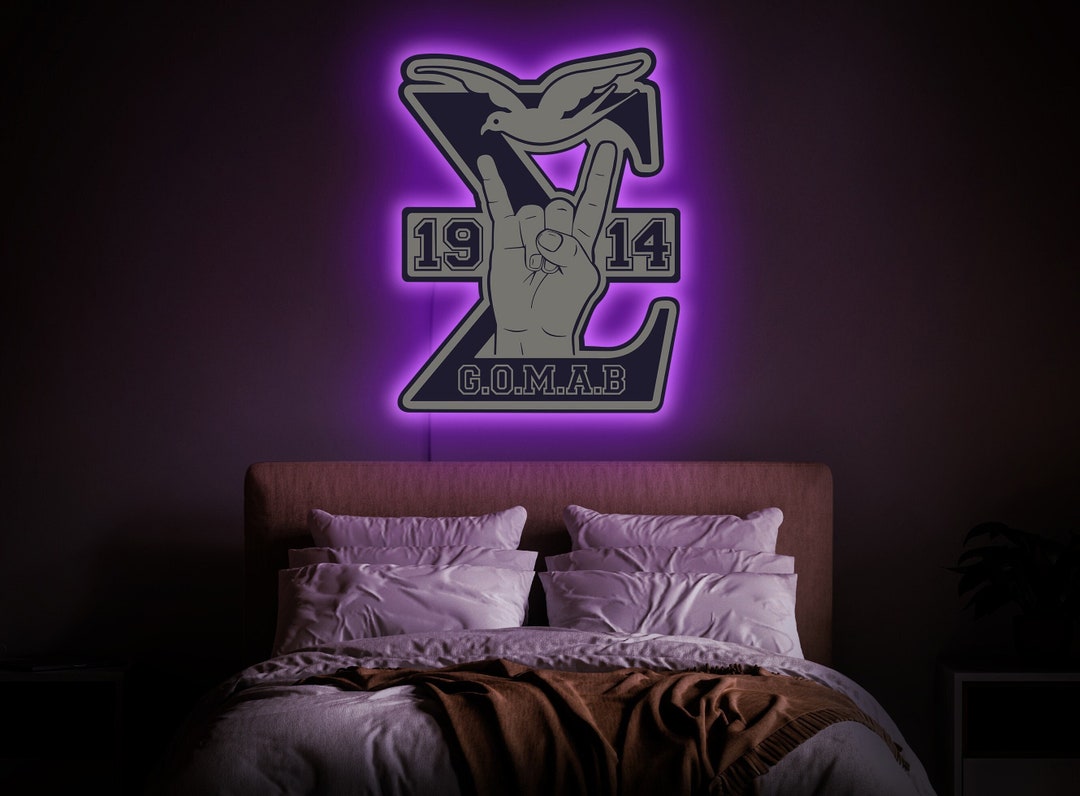 Phi Beta Sigma Neon Sign, Phi Beta Sigma Led Sign, Phi Beta Sigma Logo ...