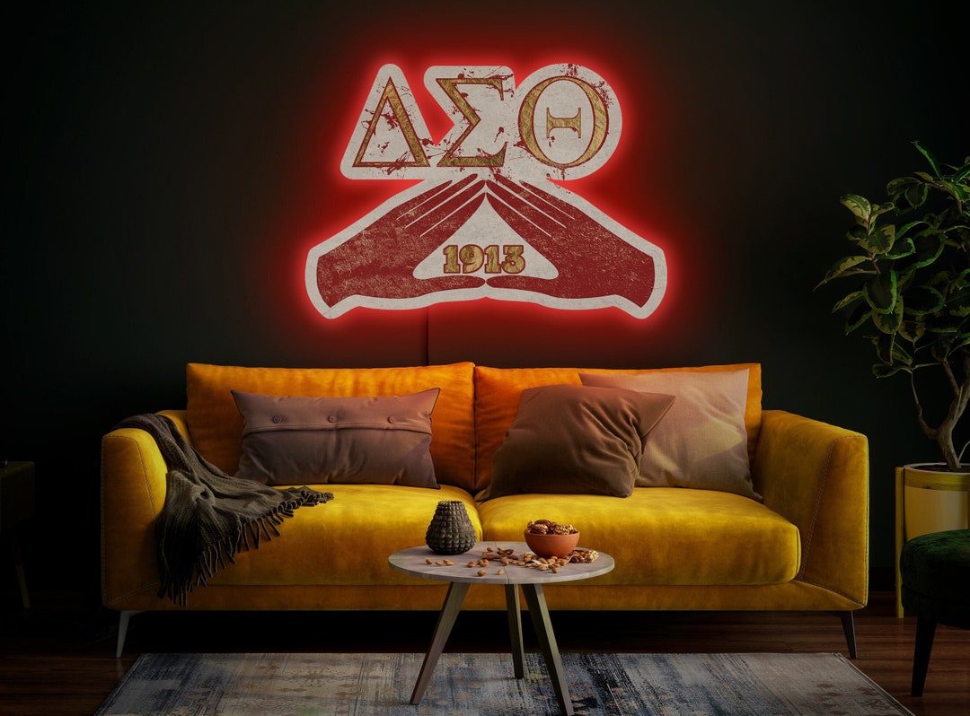Delta Sigma Theta Neon Sign, Delta Sigma Theta Sign, Delta Sigma Theta ...