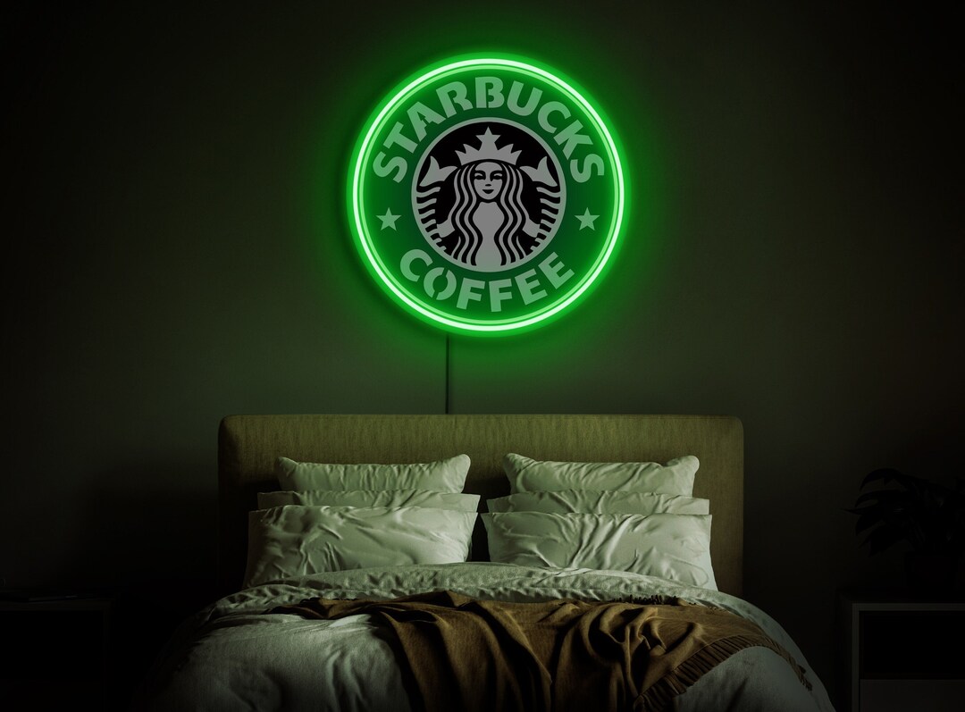 Starbucks Neon Sign, Starbucks Led Sign, Starbucks Logo, Starbucks ...