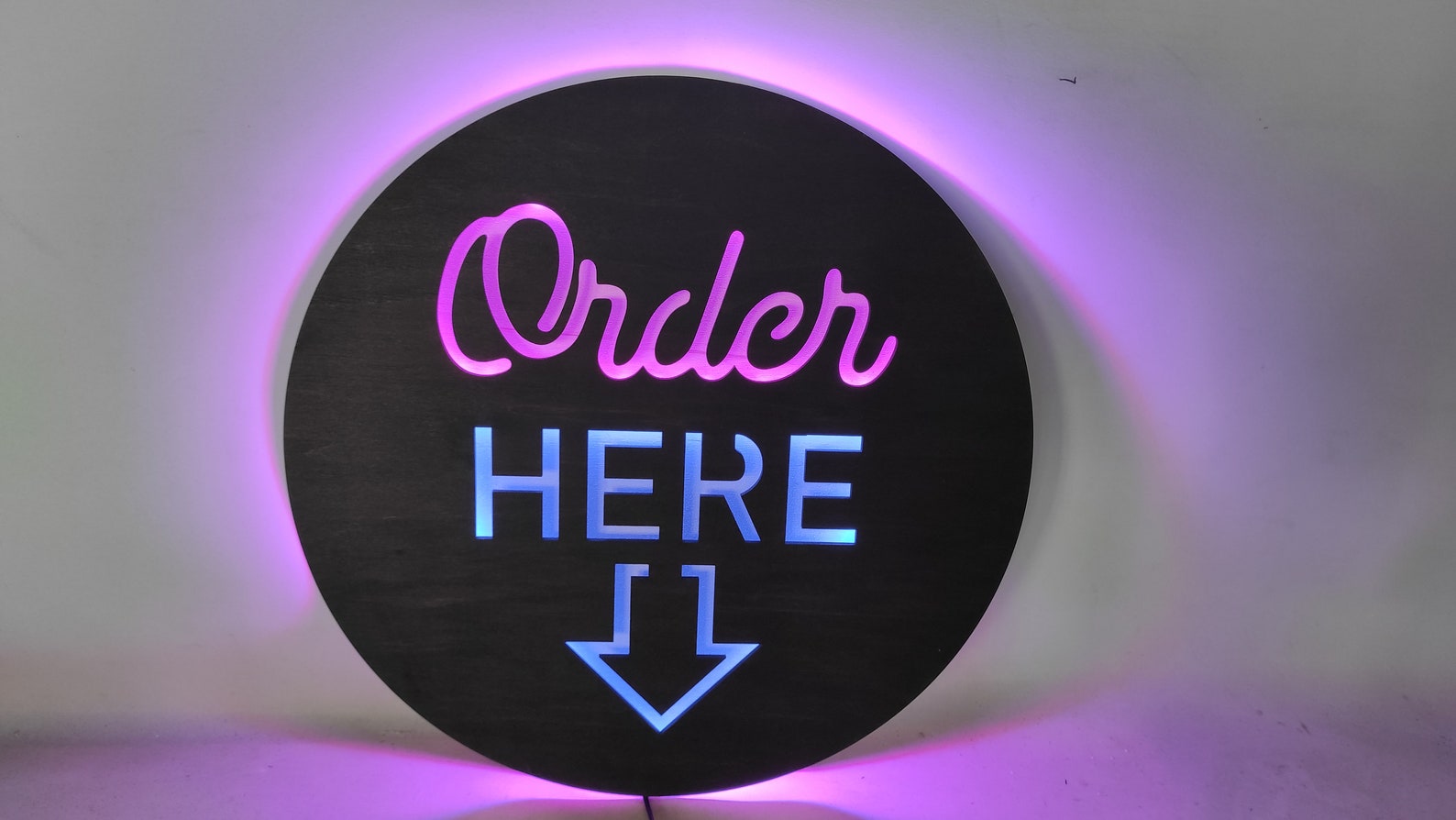 Order Here Neon Sign Order Here Neon Light Order Here Led - Etsy