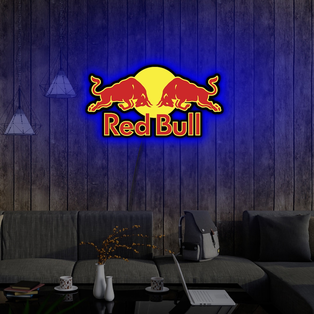 Red Bull Neon-Schild, Red Bull Schild, Red Bull Licht-Schild, Red Bull ...