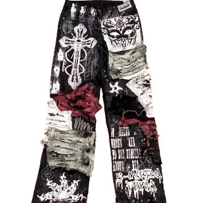 Goth Jeans - Etsy