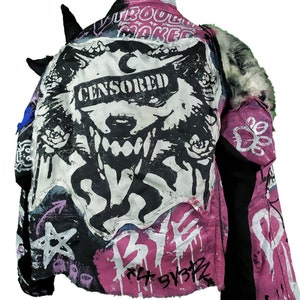 Unique Handmade Emo Custom Punk Rock Goth Fantasy Furry Queer Rave ...