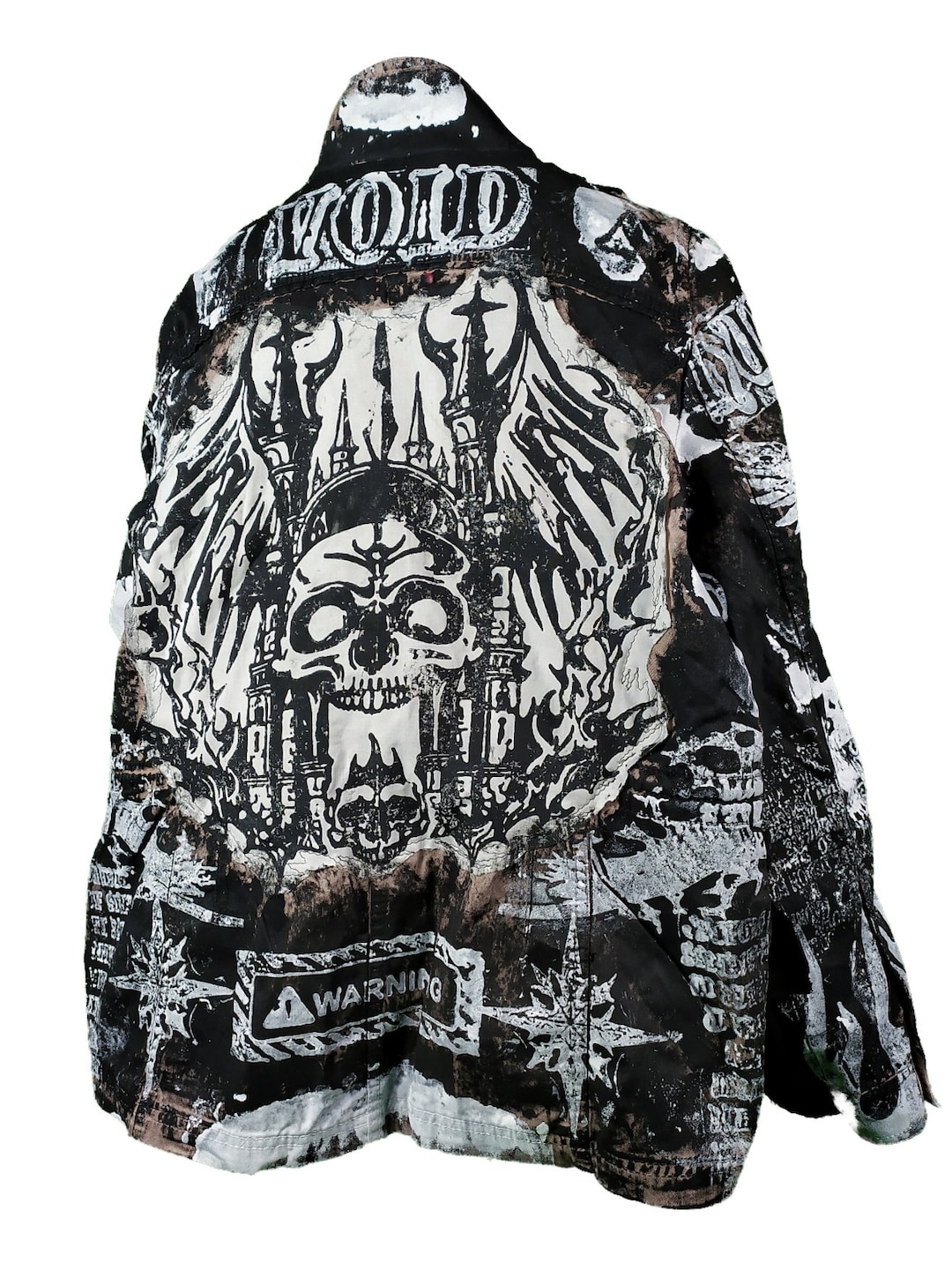 XL Unique Handmade Blazer Custom Tribal Punk Rock Goth Fantasy Emo ...