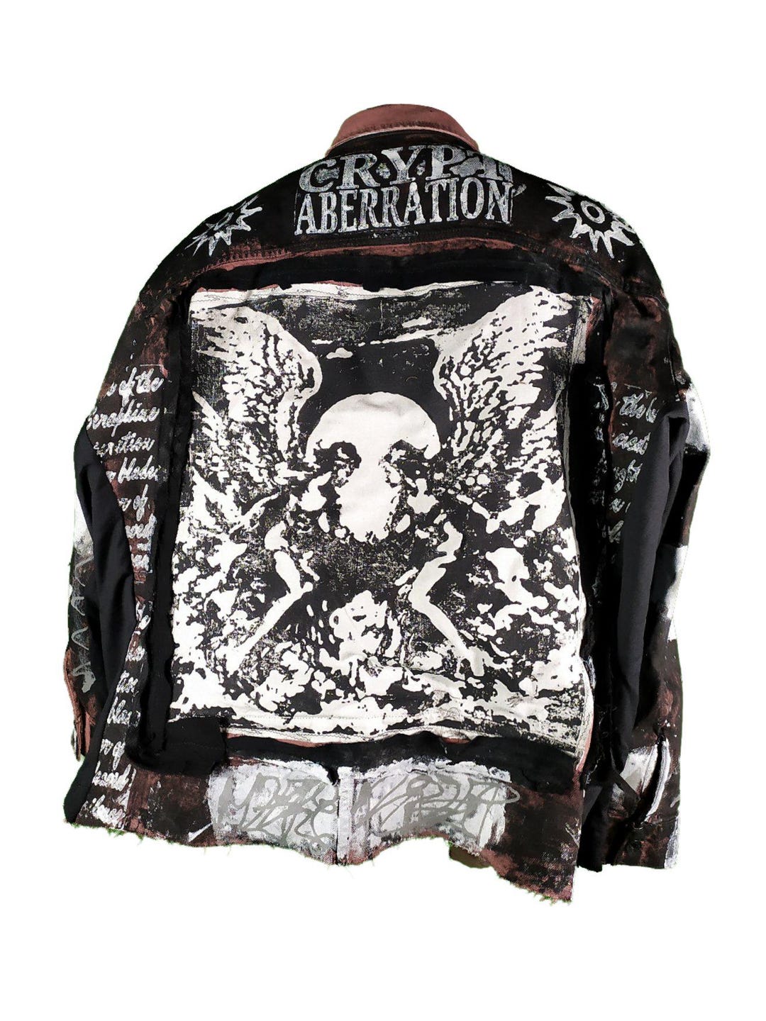 XL Unique Handmade Custom Angel Wings Punk Rock Goth Fantasy Emo Metal ...