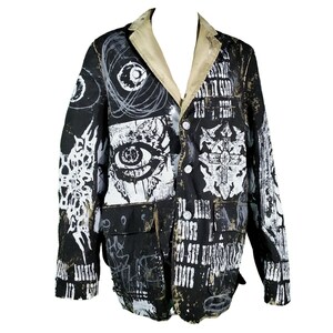 L Unique Handmade Emo Custom Punk Rock Goth Fantasy Spiral Rave ...