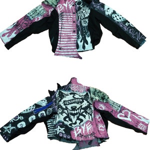 Unique Handmade Emo Custom Punk Rock Goth Fantasy Furry Queer Rave ...