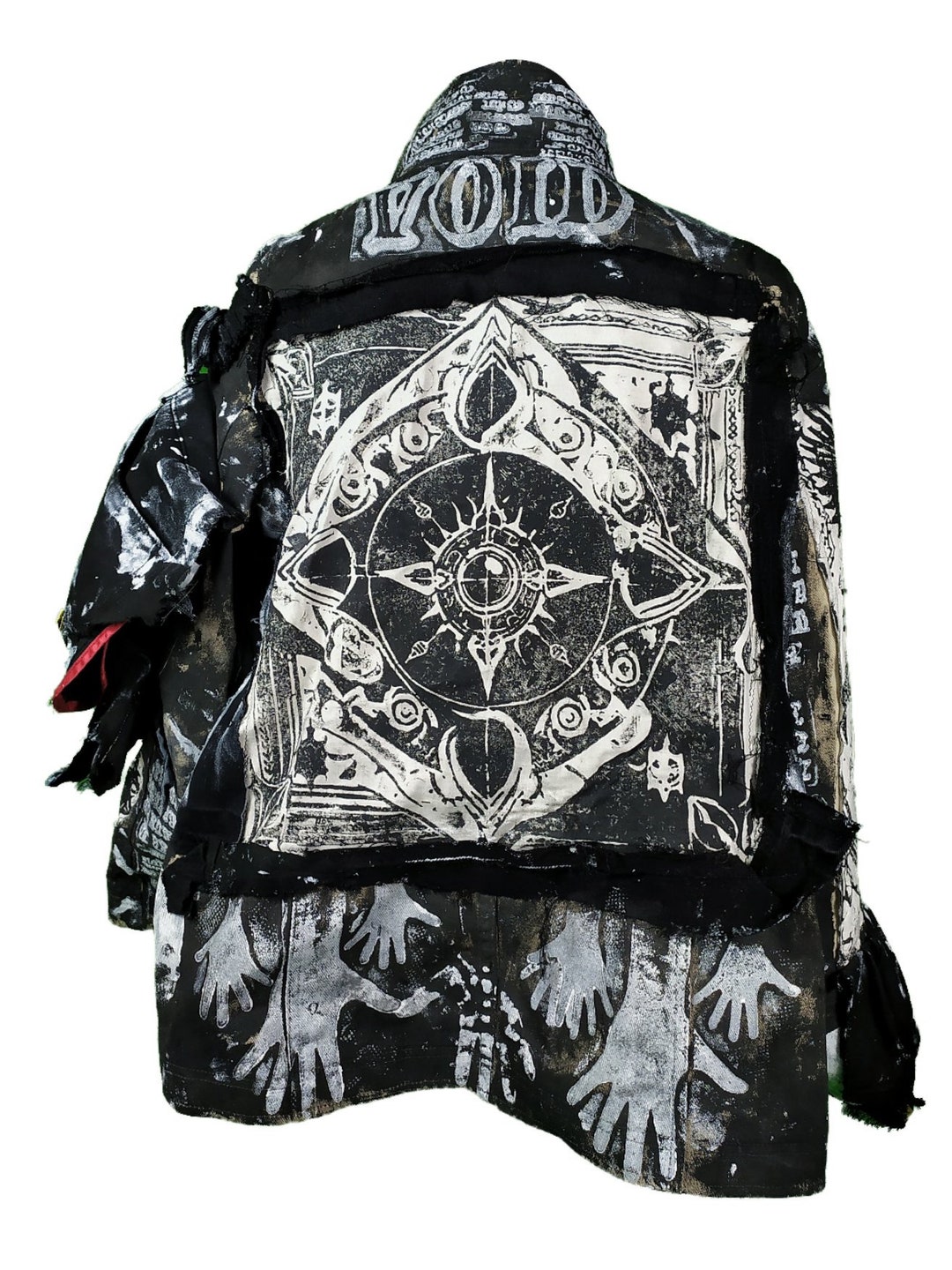 XL-XXL Unique Handmade Blazer Custom Castle Punk Goth Fantasy Emo Metal ...
