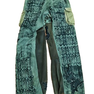 31 Unique Handmade Jeans Custom Punk Rock Goth Emo Metal Cyber Dark ...