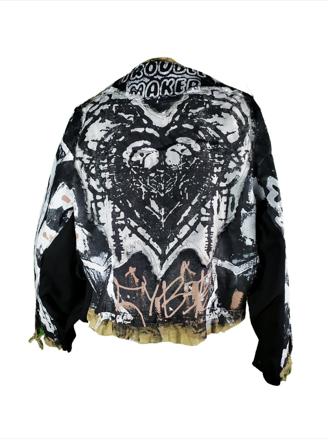 L Unique Handmade Emo Custom Punk Rock Goth Fantasy Spiral Rave ...