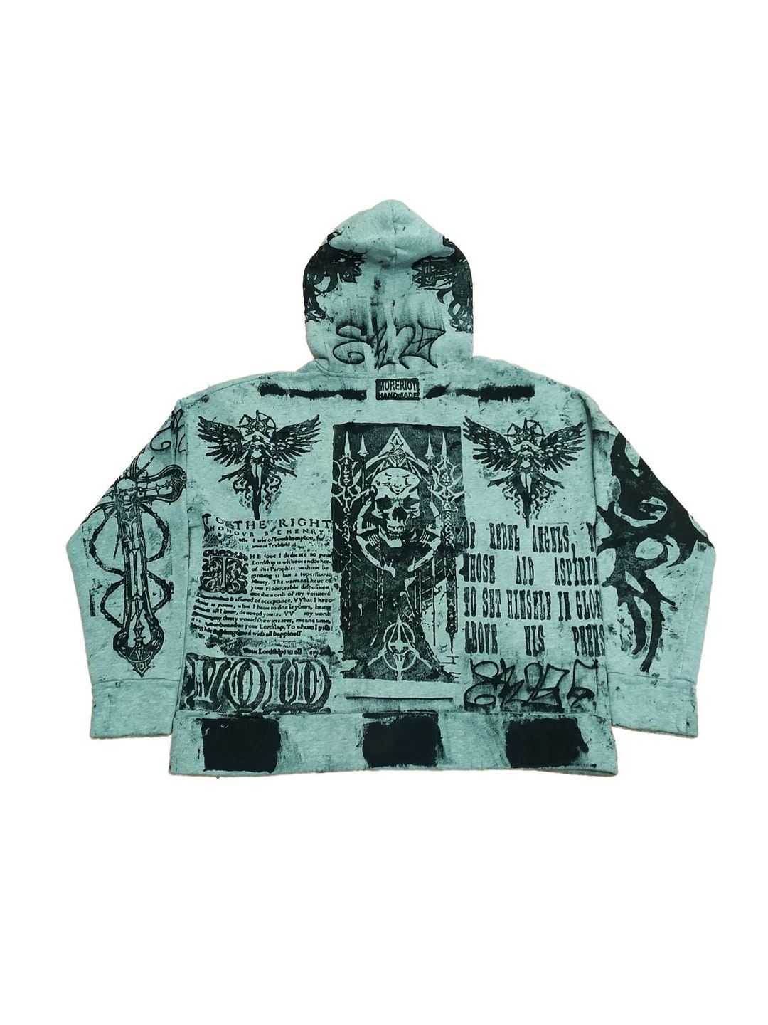 L Unique Handmade Custom Patches Punk Goth Fantasy Emo Studs Rave ...