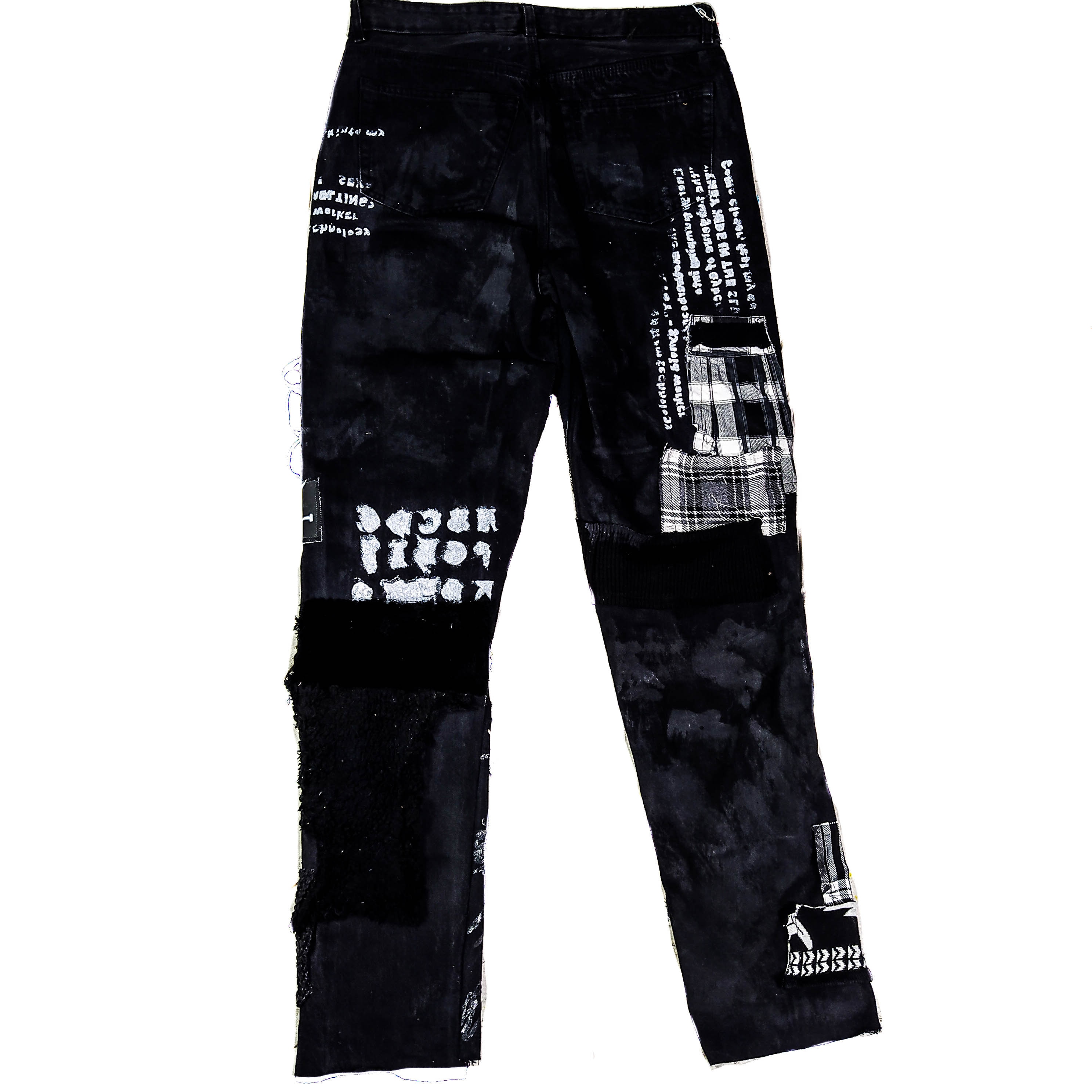 Custom Rock Punk Goth Emo Metal Cyber Dark Ripped Crazy Weird Etsy