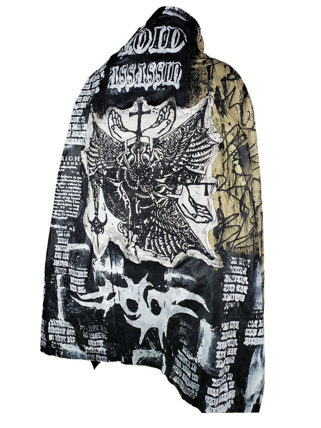 XXXL Unique Handmade Blazer Custom Tribal Punk Rock Goth Fantasy Emo ...