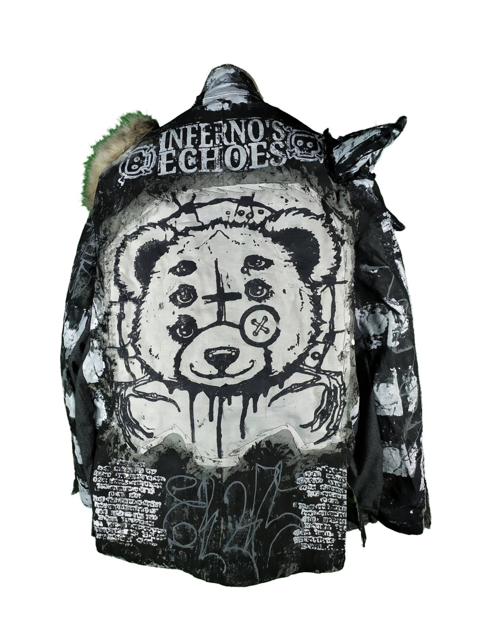 XL Unique Handmade Emo Custom Punk Rock Goth Fantasy Furry Queer Rave ...