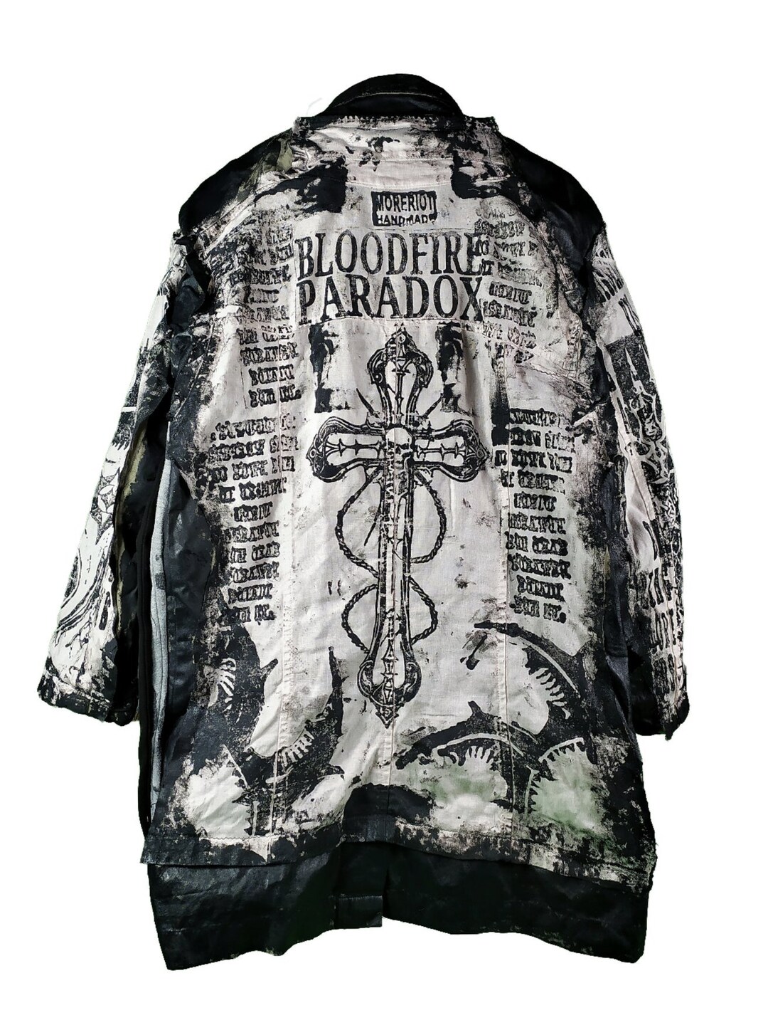 XL Unique Handmade Blazer Custom Tribal Punk Goth Fantasy Emo Metal ...