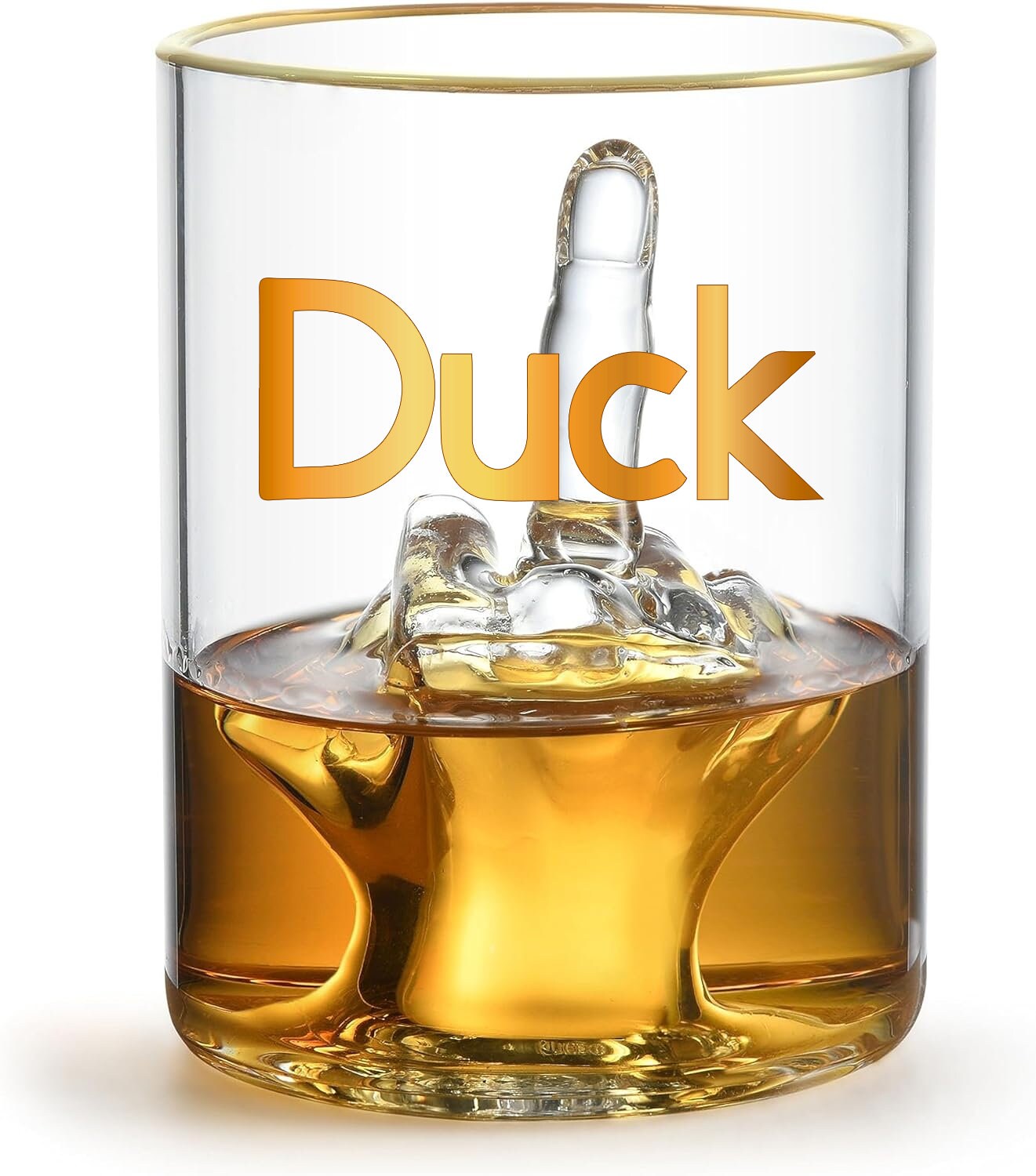 Personalized Custom Middle Finger Funny Whiskey Glass, Fun Gag Gift - Etsy