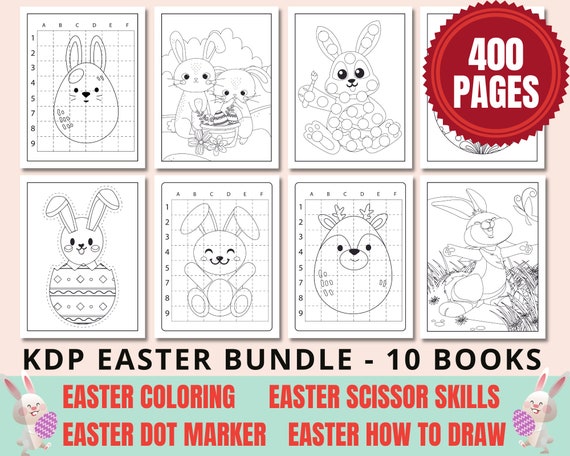 Easter Mega Pack Coloring and Activity Books DIGITAL - Etsy