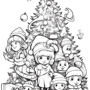 Christmas Coloring Pages 30 Pages Digital Download Holiday Coloring ...