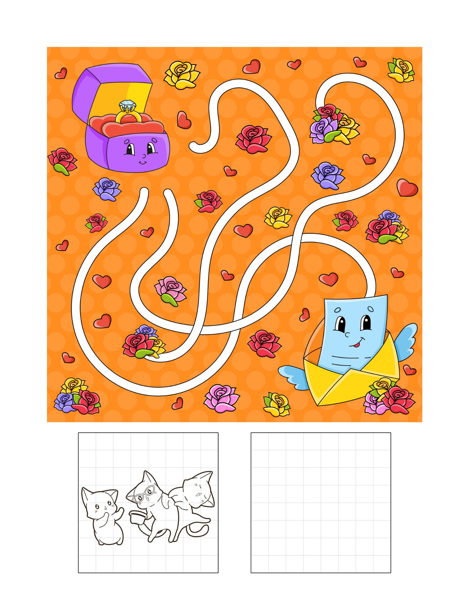 Maze Activity Pages for Kids Ages 4-8 20 Pages With Premium ...