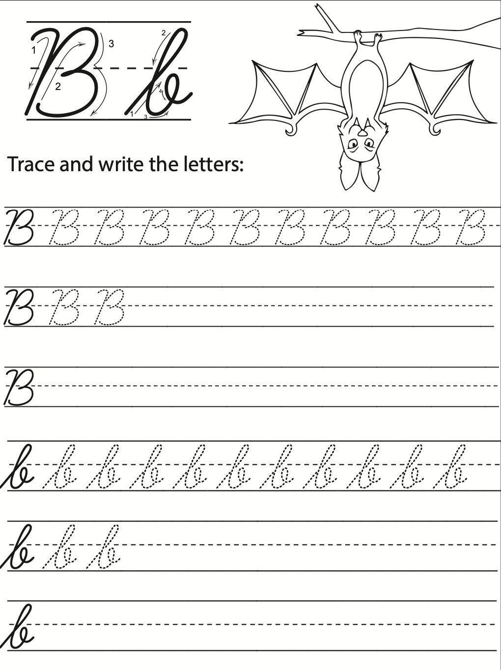 Cursive Workbook 114 Pages INSTANT DOWNLOAD Practice Words Handwriting ...