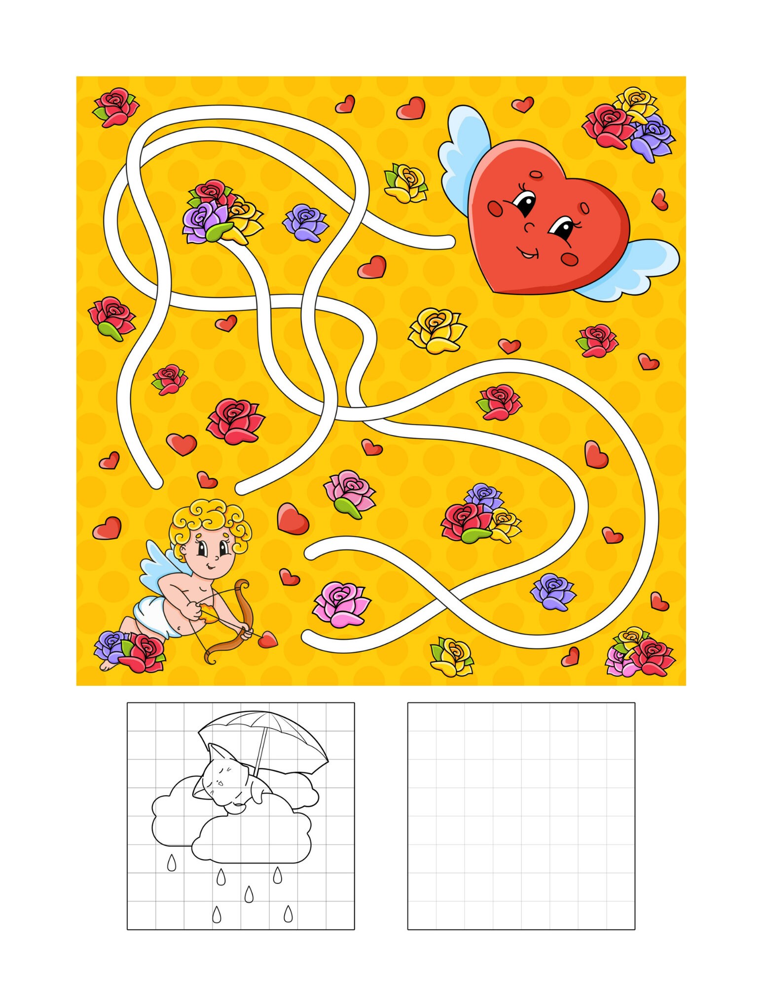 Maze Activity Pages for Kids Ages 4-8 20 Pages With Premium ...
