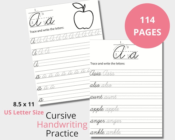 2nd Grade Cursive Writing