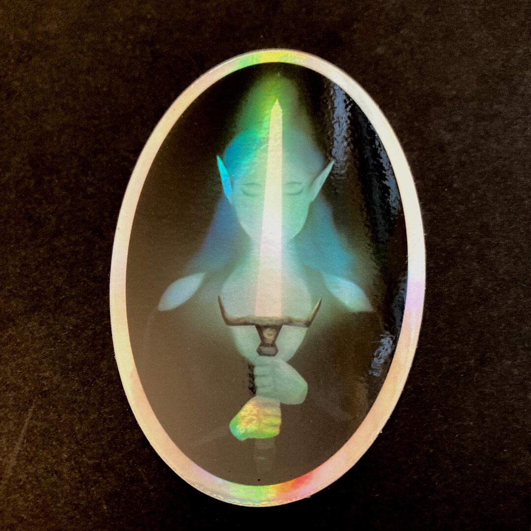 Mermaid With Sword Holographic Decal Warrior Woman Sticker Art - Etsy