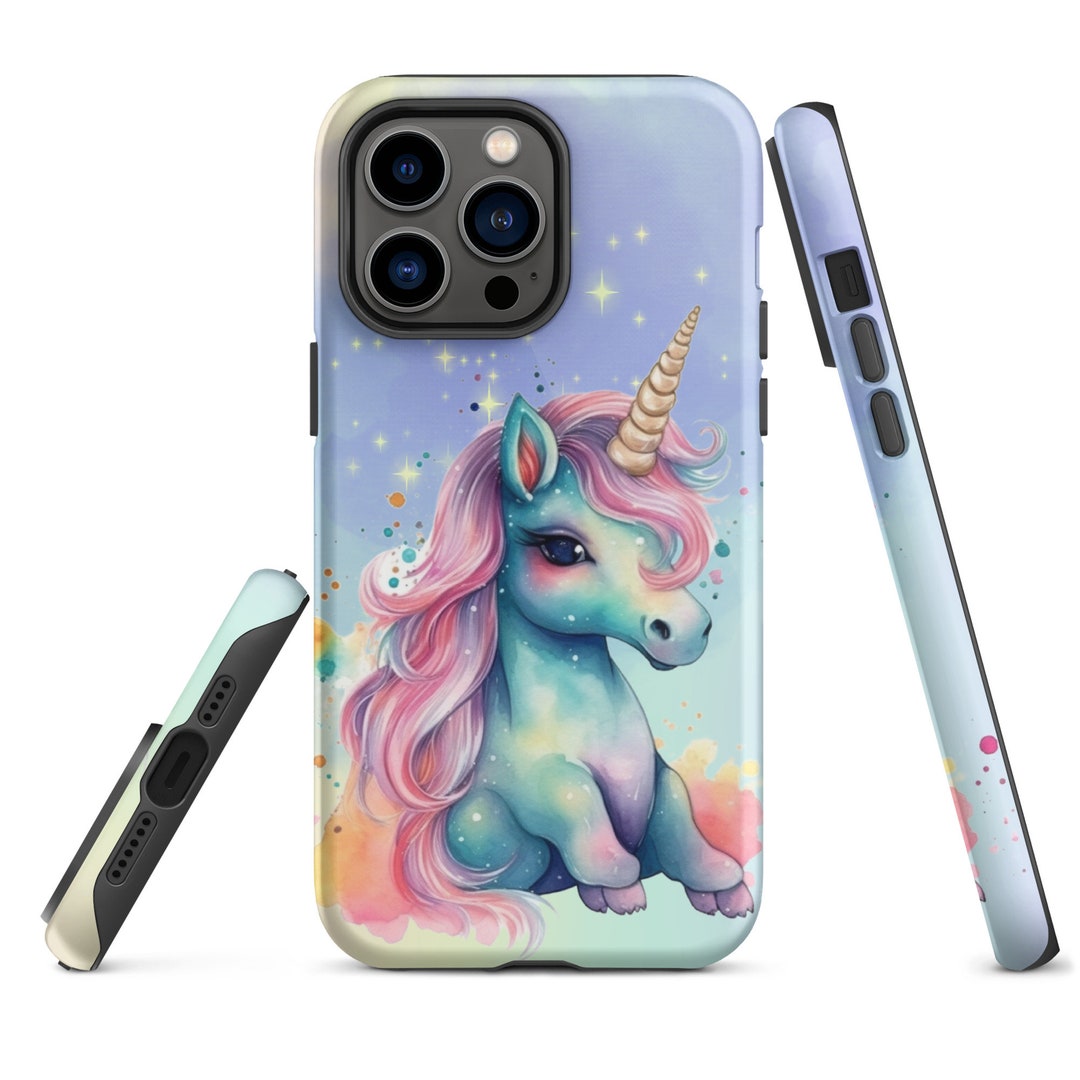 Cute Unicorn Cartoon Character Iphone® Case UC0005 - Etsy