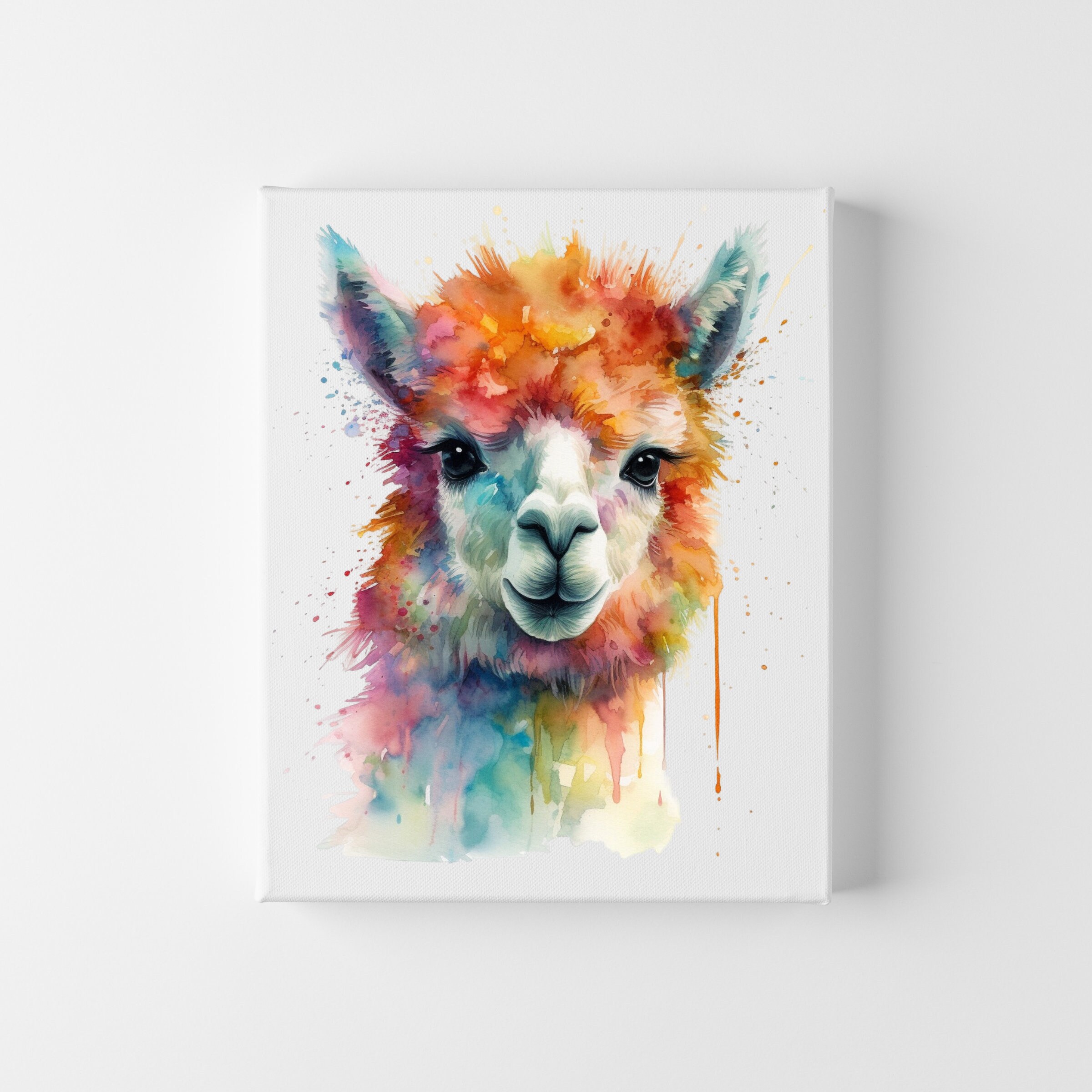 Alpaca Canvas Art Printable Digital Art 36x36 ALP004 - Etsy
