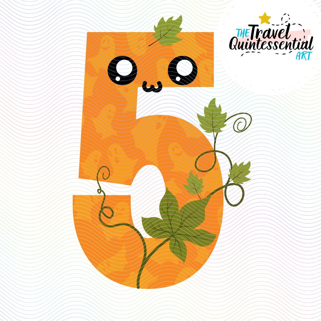 Cute Numbers Halloween - Digital Art SETNUM001 - Etsy