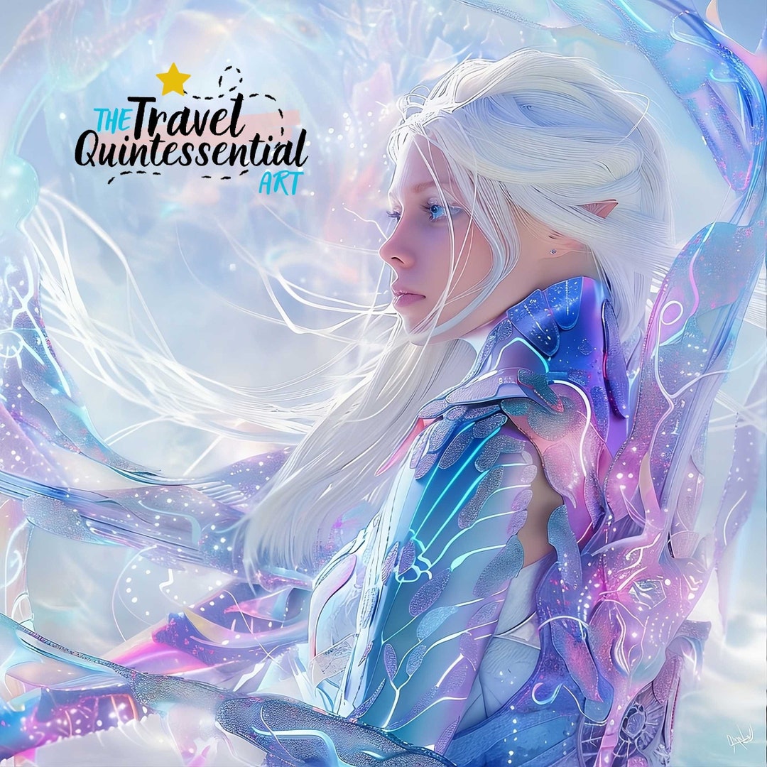 Metaverse Girl Canvas Art Printable Digital Art (36x36) MG001 - Etsy