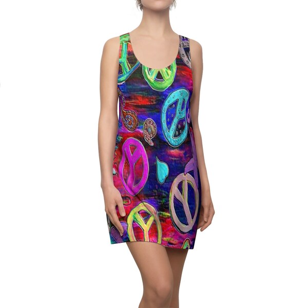 Peace Sign Dress - Etsy