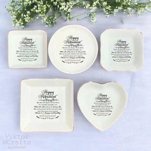 Happy Retirement Gifts for Women-personalized Retirement Ring Dish-may ...
