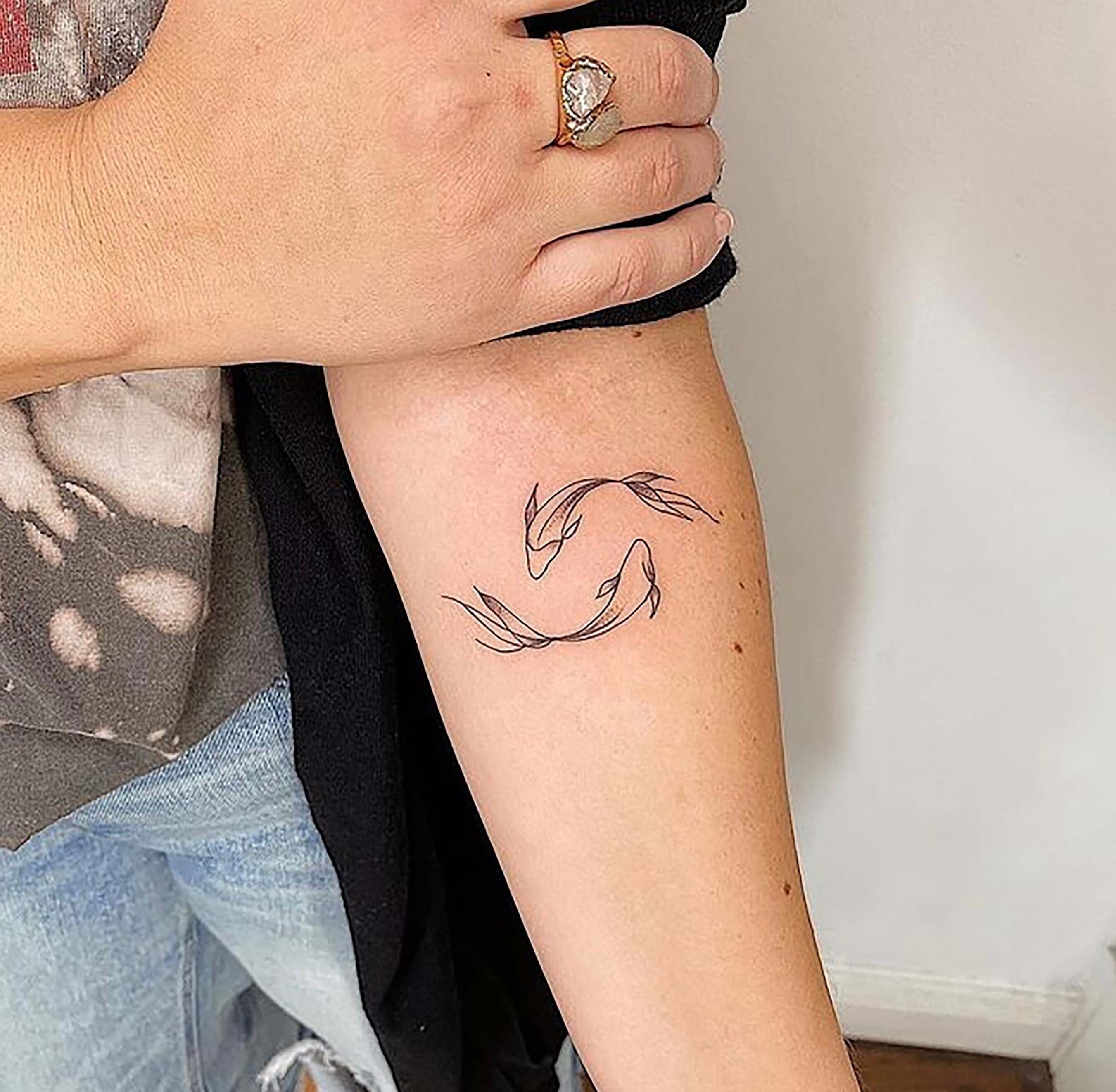 Big Eyed Goldfish Tattoo