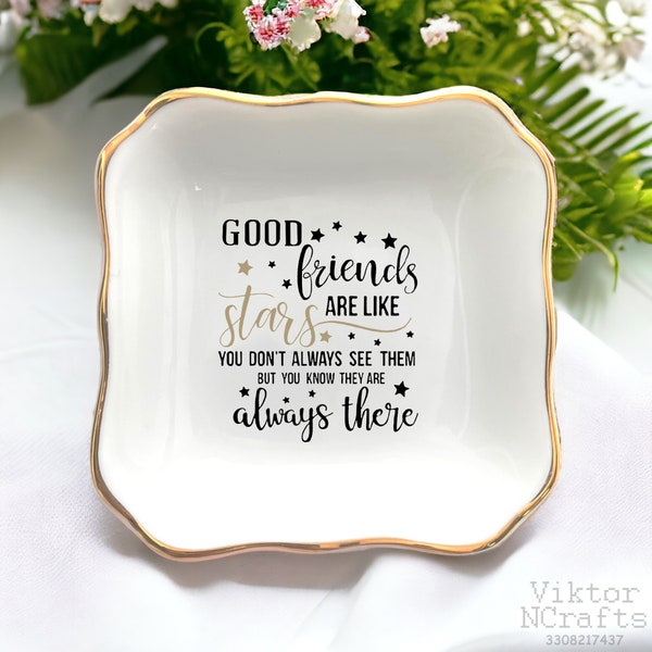 Best Friends Personalized Jewelry Dish - Etsy