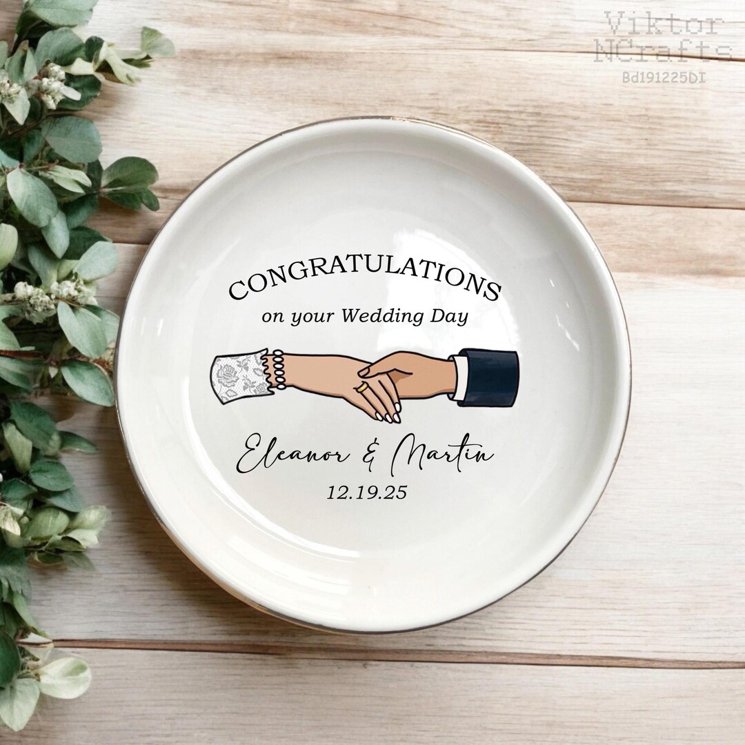 Congratulations on Your Wedding Day Gift for the Couple, Newlywed Gifts ...