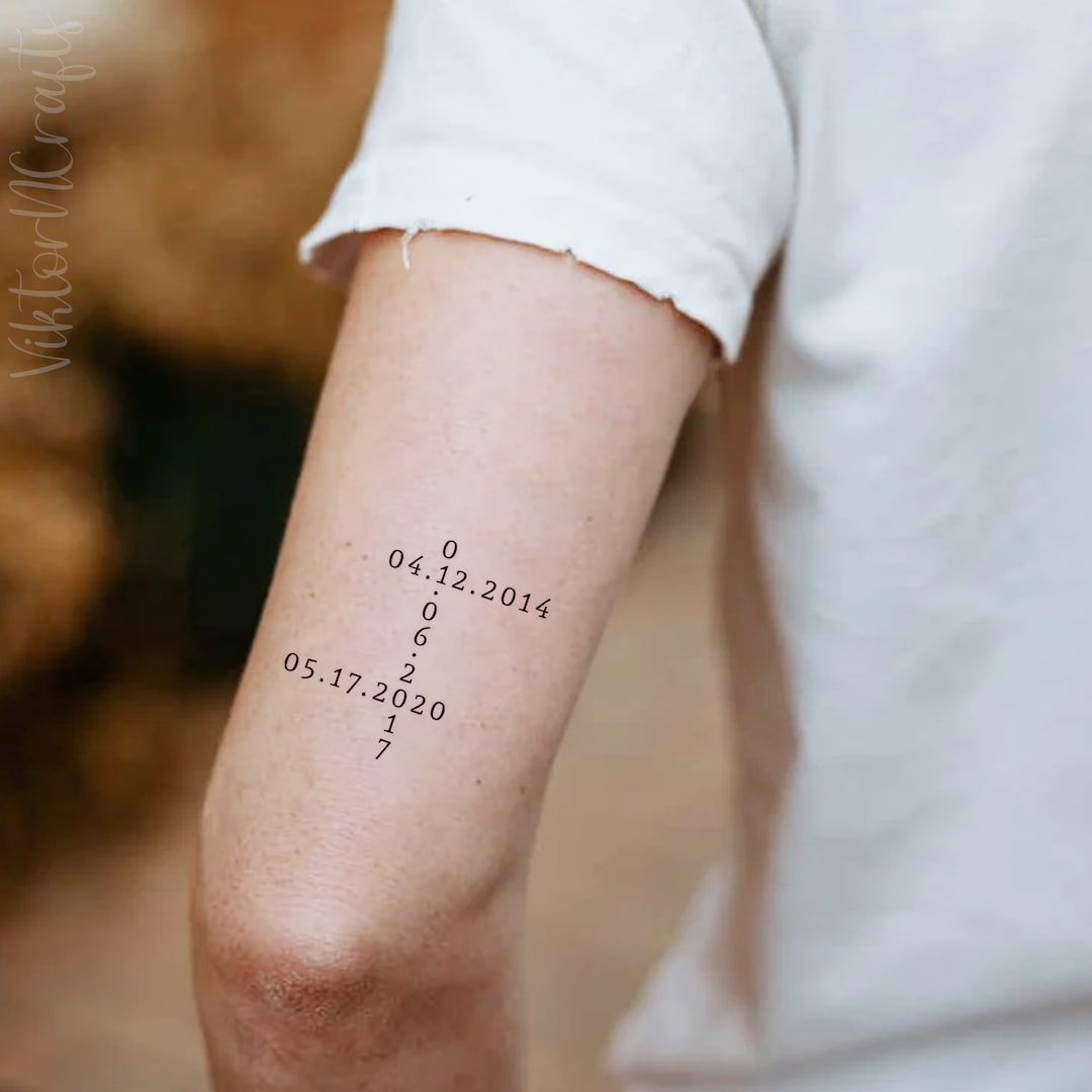 Birth Number Tattoos