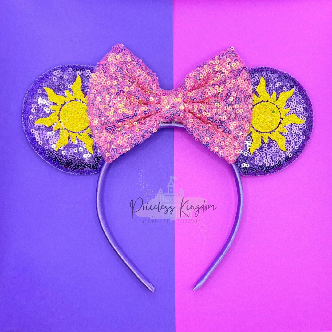 Disney Tangled Inspired Mouse Ears Tangled Mickey Minnie Mouse Ears ...
