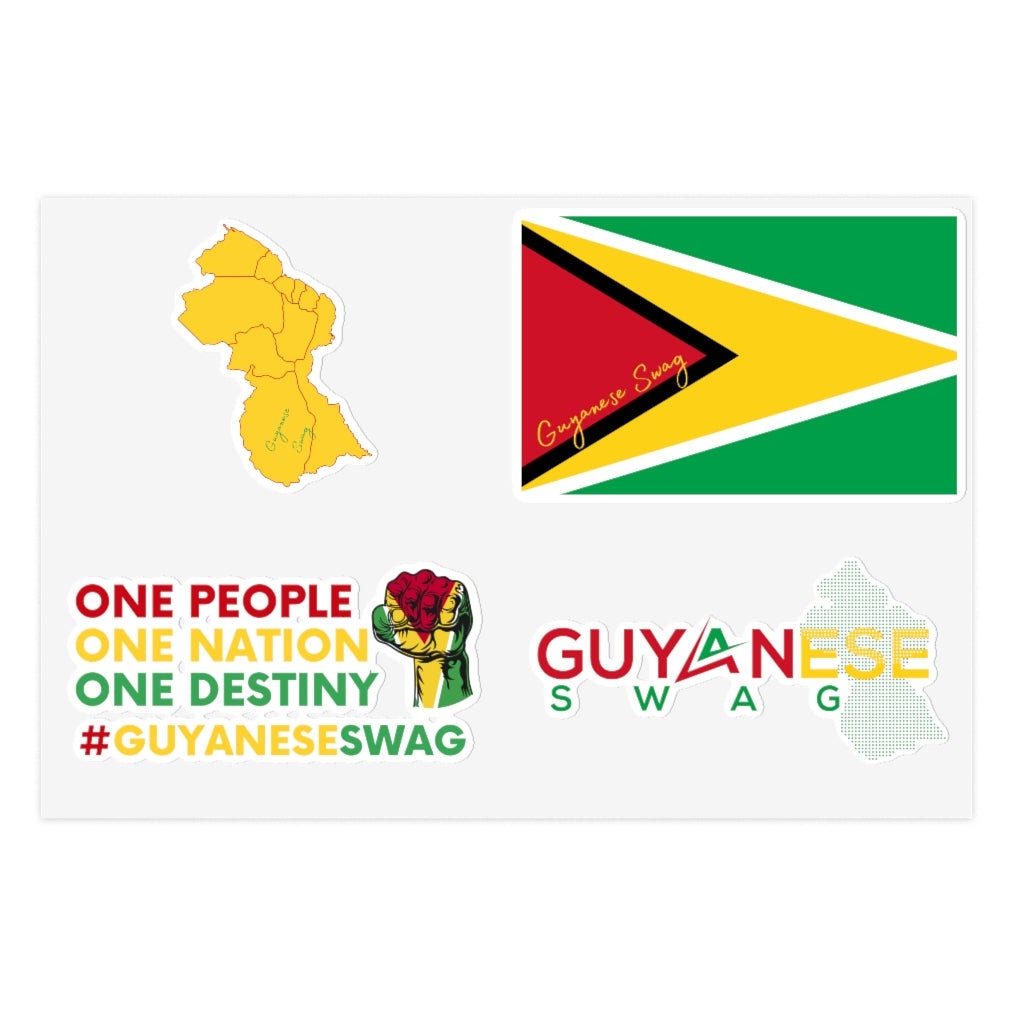 Guyanese Swag Stickers Sheet, Sticker Pack, Sticker Bundle,cute ...